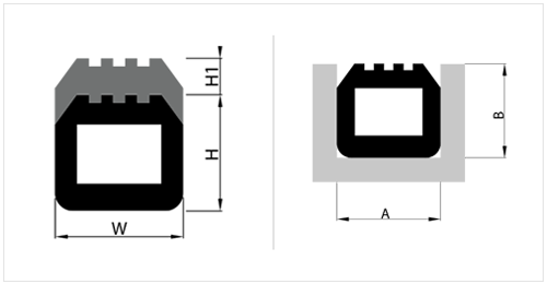 Slot Fit Seals Manufacturers | Western Rubbers
